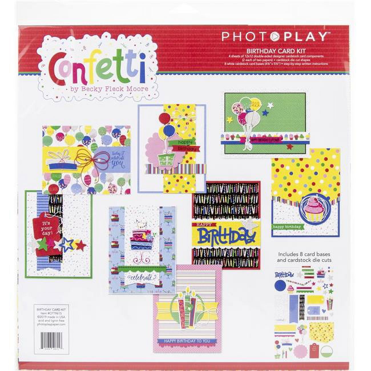 Photo Play Confetti Card Kit - Walmart.com