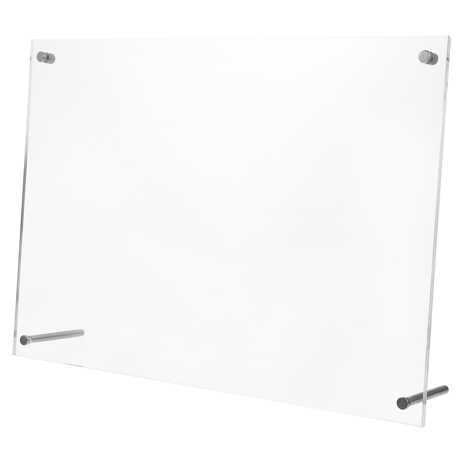 Photo Poster Display Rack Picture Frame Acrylic A4 Shelves Decor for ...