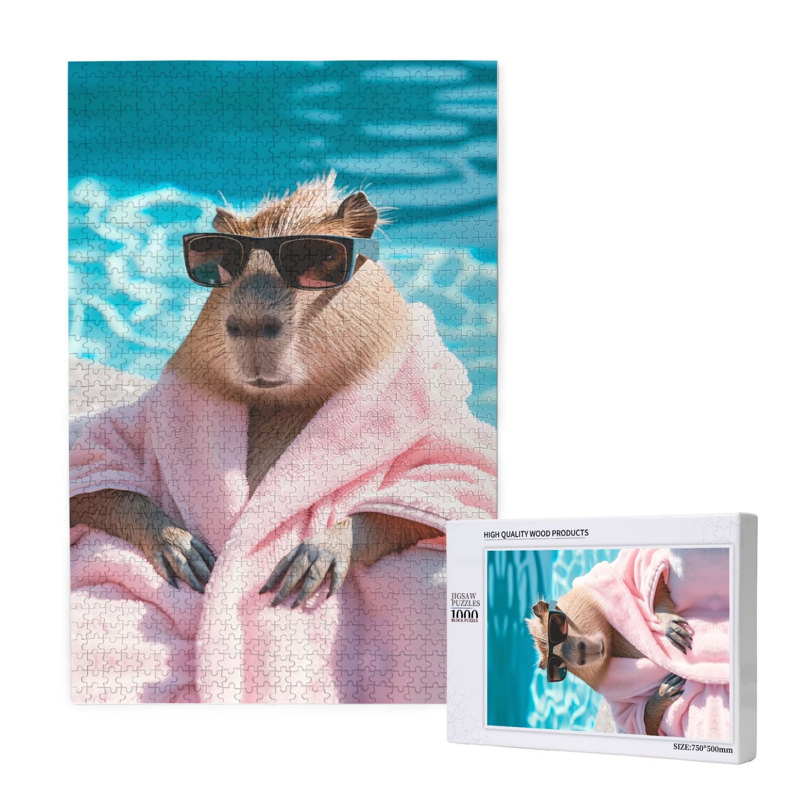 Photo Puzzle Island Vacation Guinea Pig 1000 Piece Family Reunion ...