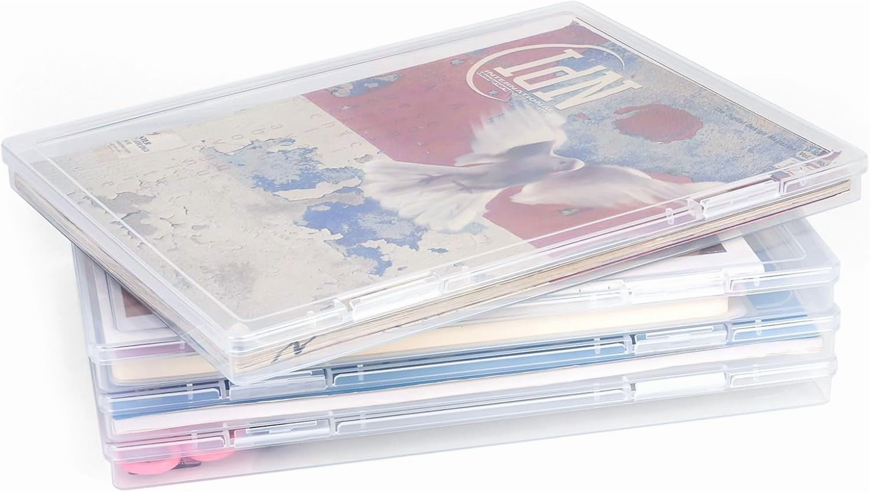 Photo Storage Box 11.5x8.5 Inch, 4 Pcs Portable Board Game Storage ...