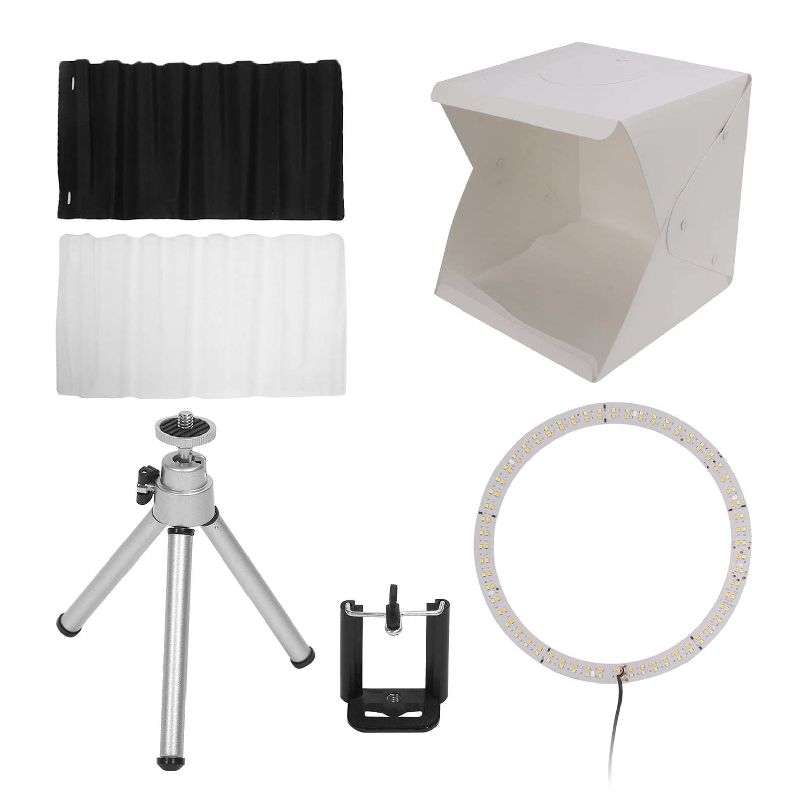 Photo Studio Light Box Background Cloth Tripod Portable Foldable Mini ...