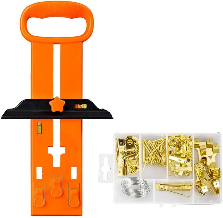 Photo frame hanging tool, photo hanging kit, photo frame horizontal ...