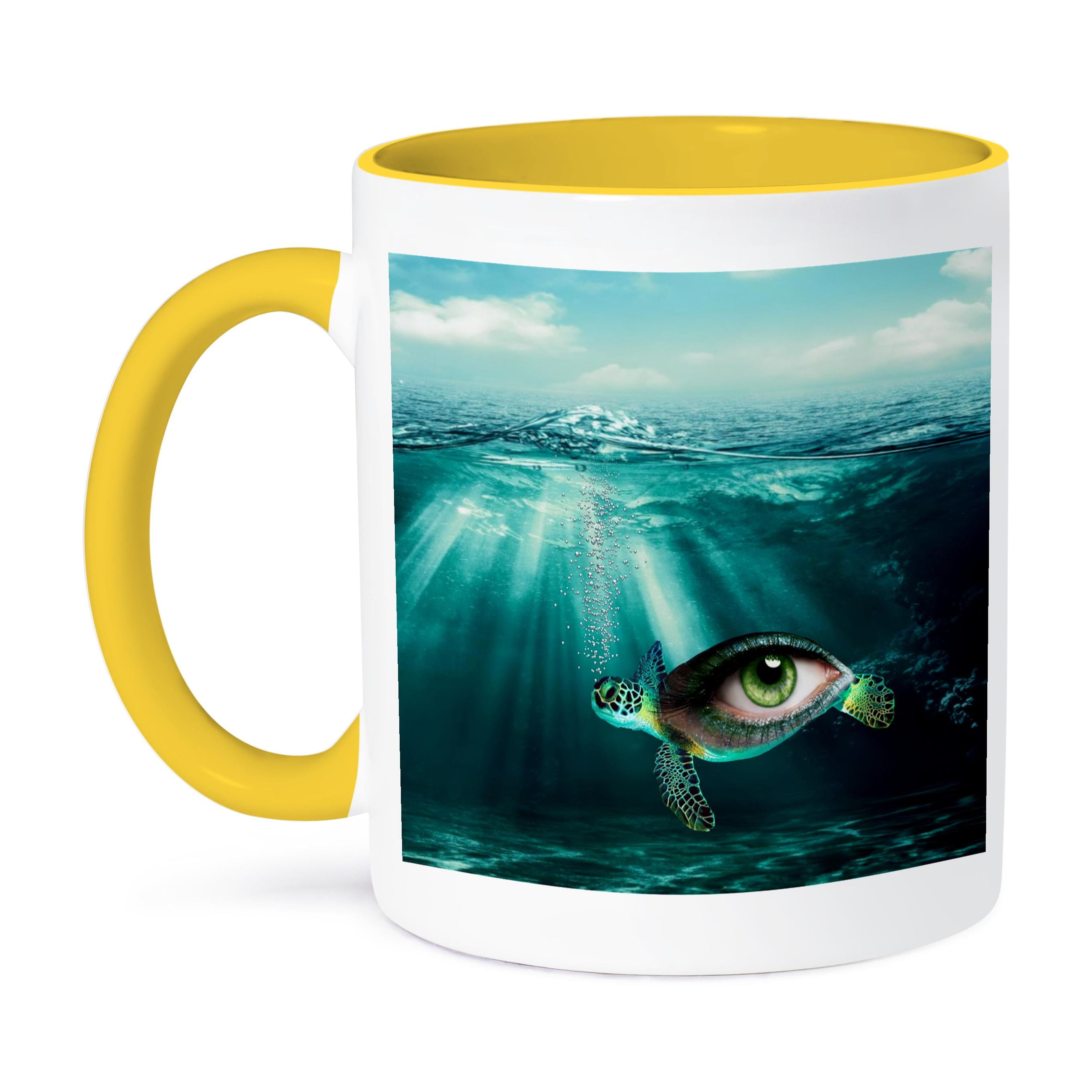 3dRose, Photo of an Eye inside a Turtle under Water Fantasy Animal ...