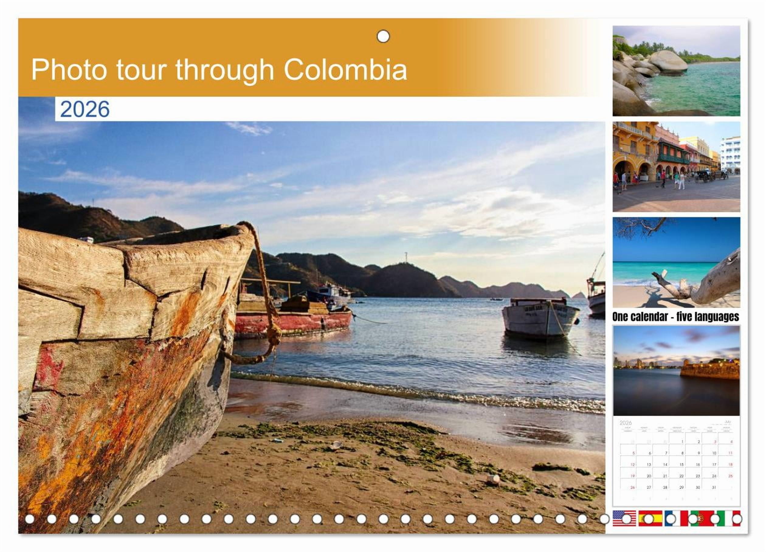 Photo tour through Colombia (Monthly Wall Calendar 2026 11.7 x 16.5 ...