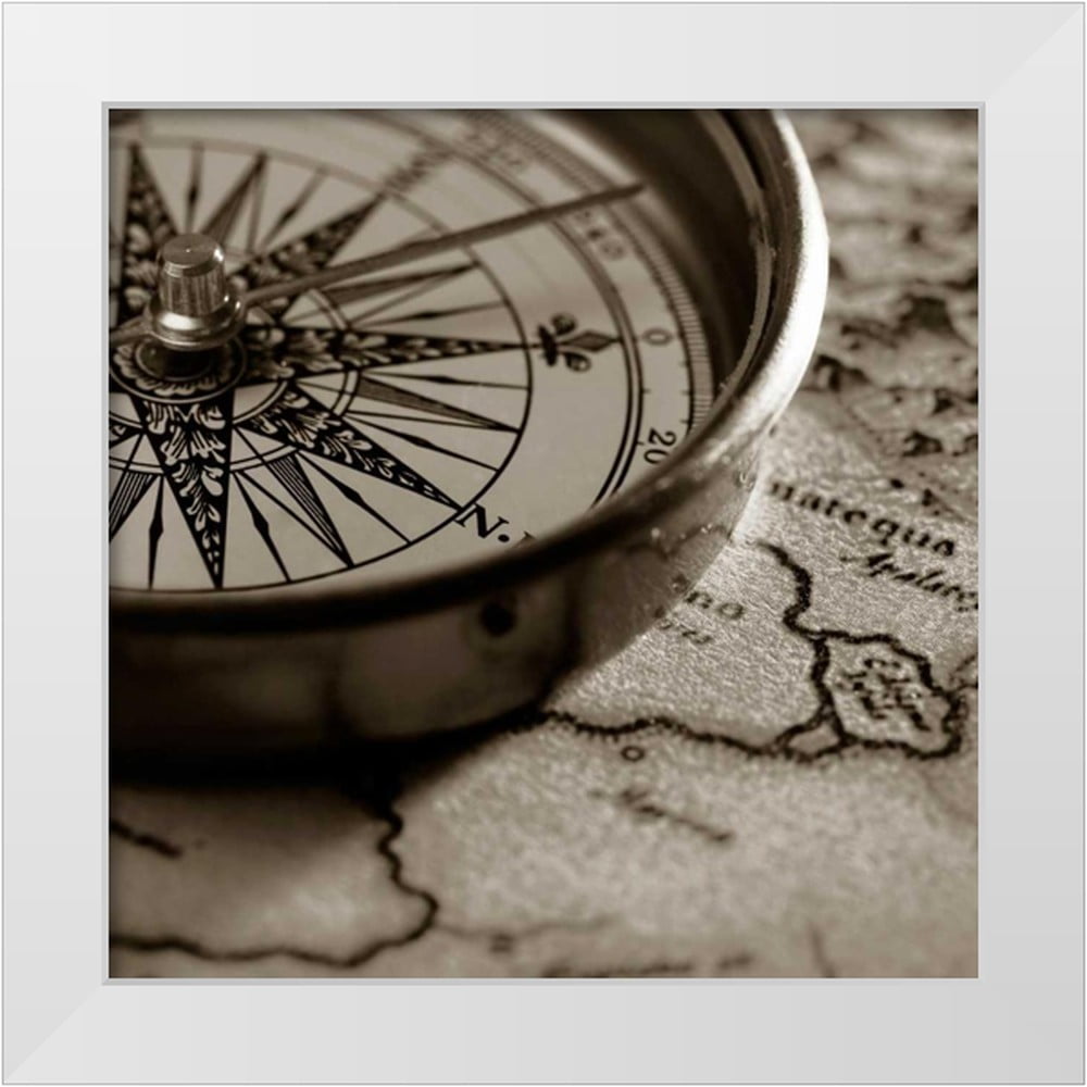 PhotoINC Studio 26x26 White Modern Wood Framed Museum Art Print Titled ...