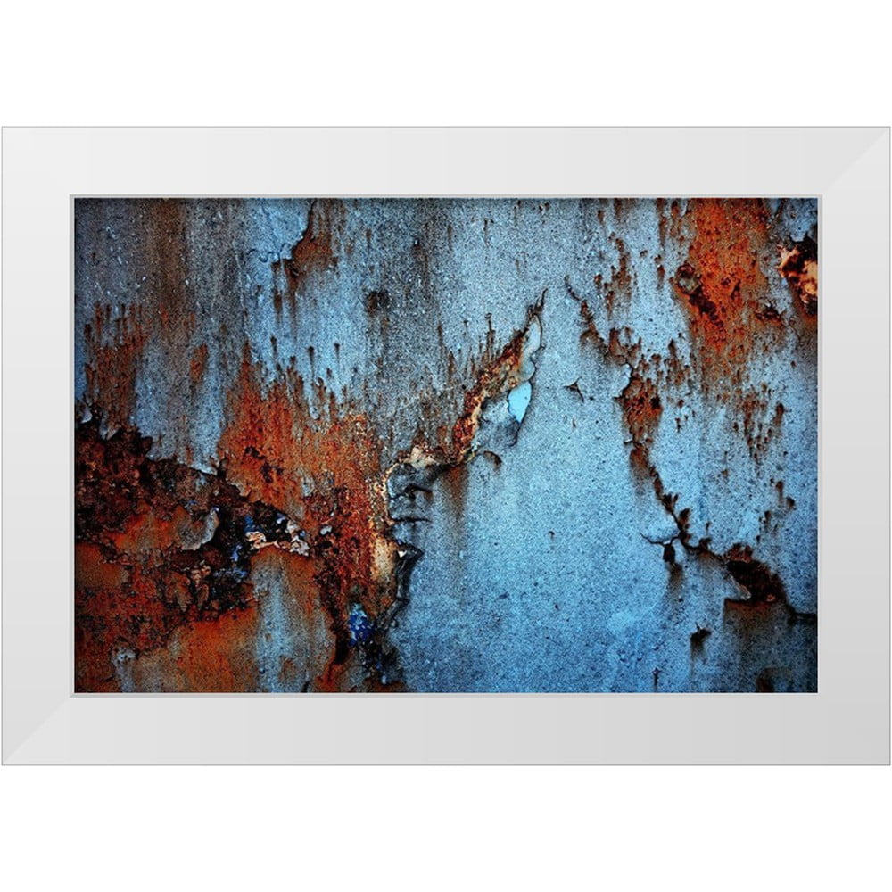 PhotoINC Studio 32x23 White Modern Wood Framed Museum Art Print Titled ...