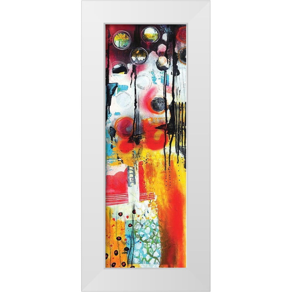 PhotoINC Studio 9x18 White Modern Wood Framed Museum Art Print Titled ...