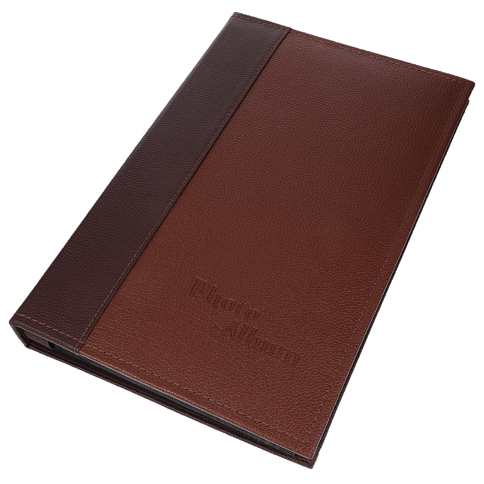 TABLZONE Photo Album Pu Leather 1Set 12.97X8.25X1.57in - Walmart.com