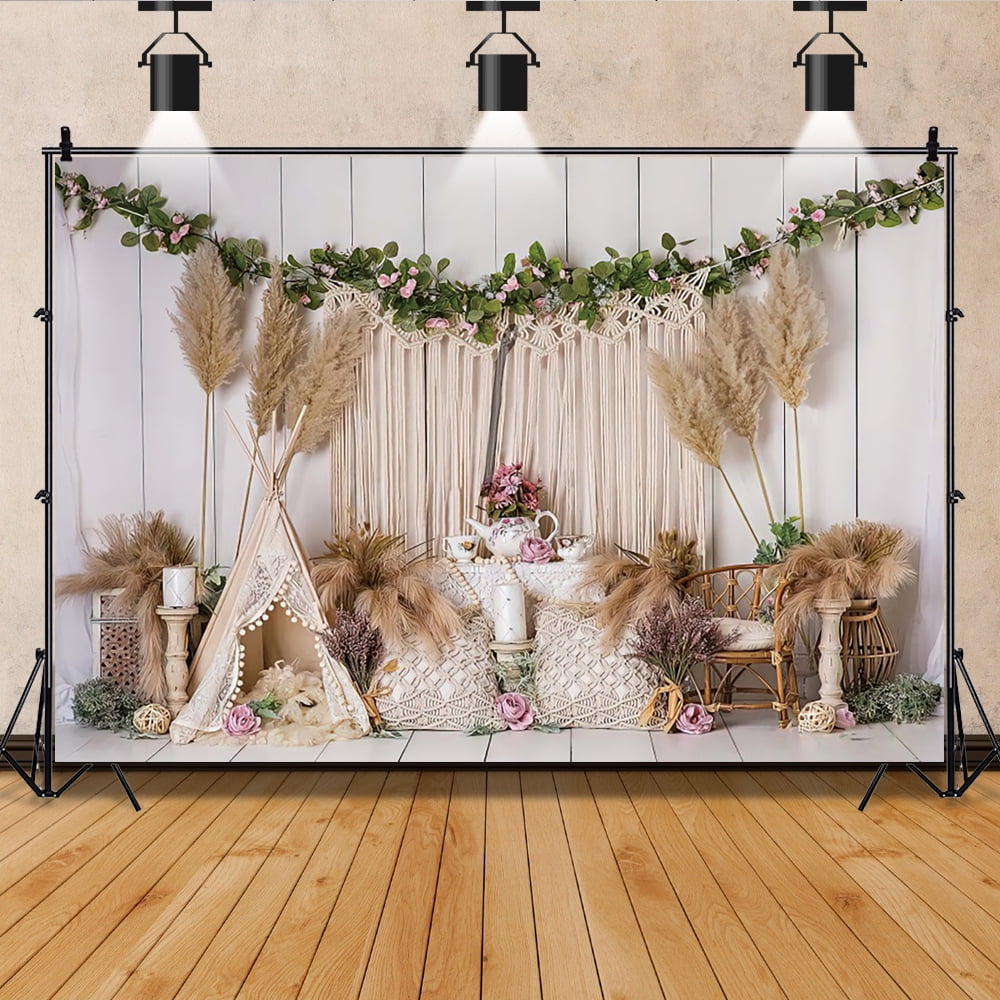 Photocall Props Background Photography Shoot Family Floor Wooden Tent ...