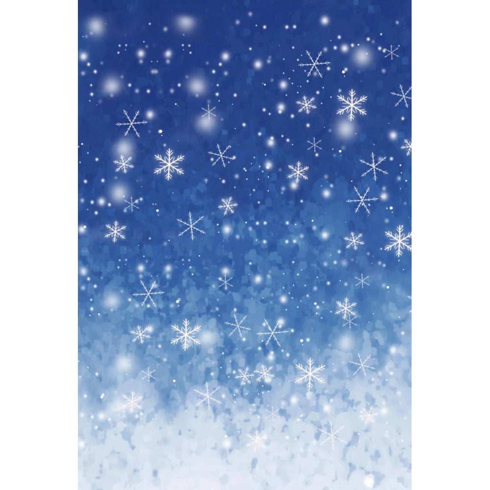 Photocall Winter Scene Backdrop White Snow Forest Baby Portrait ...