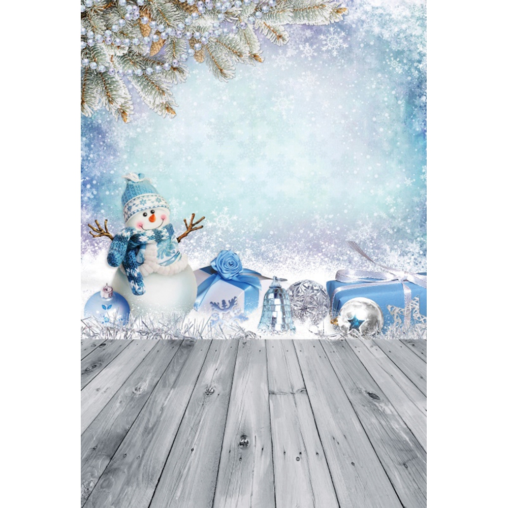 Photocall Winter Scene Backdrop White Snow Forest Baby Portrait ...