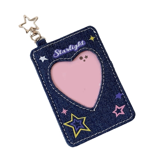Trendy Card Storage Zippered Bag Charm Photo Card Holder Photocard ...