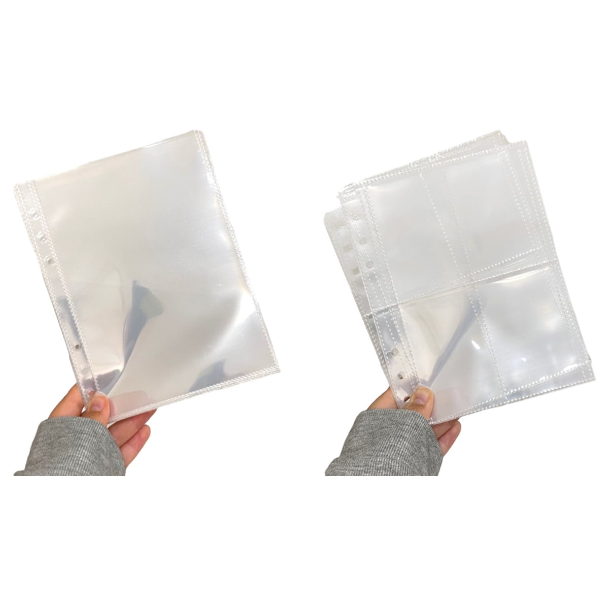 Photocard Sleeves for 6 Ring A5 Binder, Ultra-Clear Photocard Sleeves ...