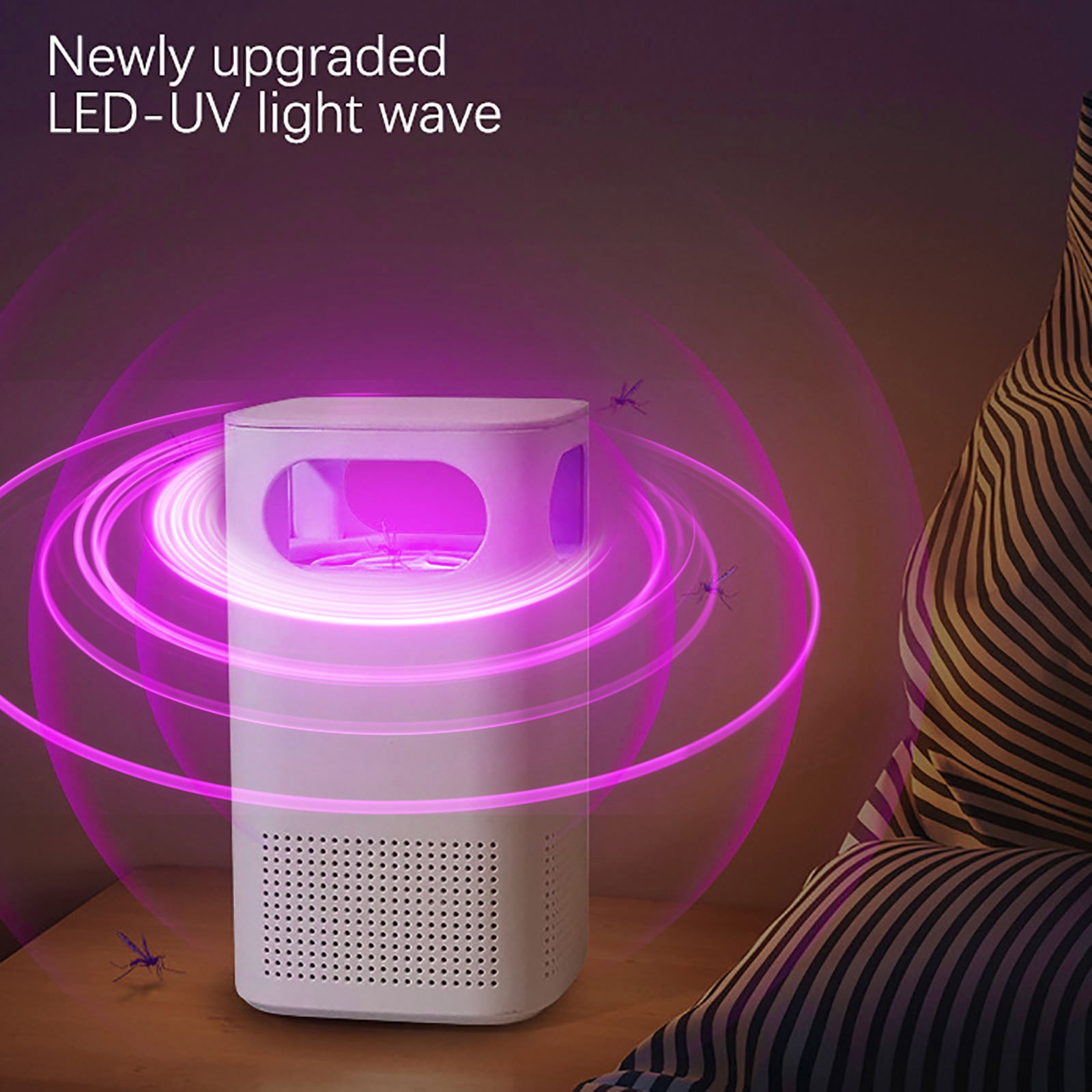 Photocatalytic Mosquito Lamp, USB Powered Indoor/Outdoor Insect Trap ...