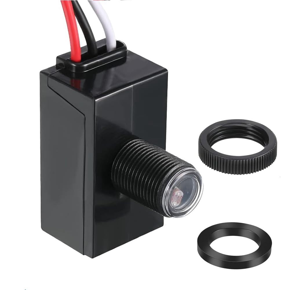 Photocell Light Sensor, Dusk To Dawn Outdoor Photoelectric Light ...
