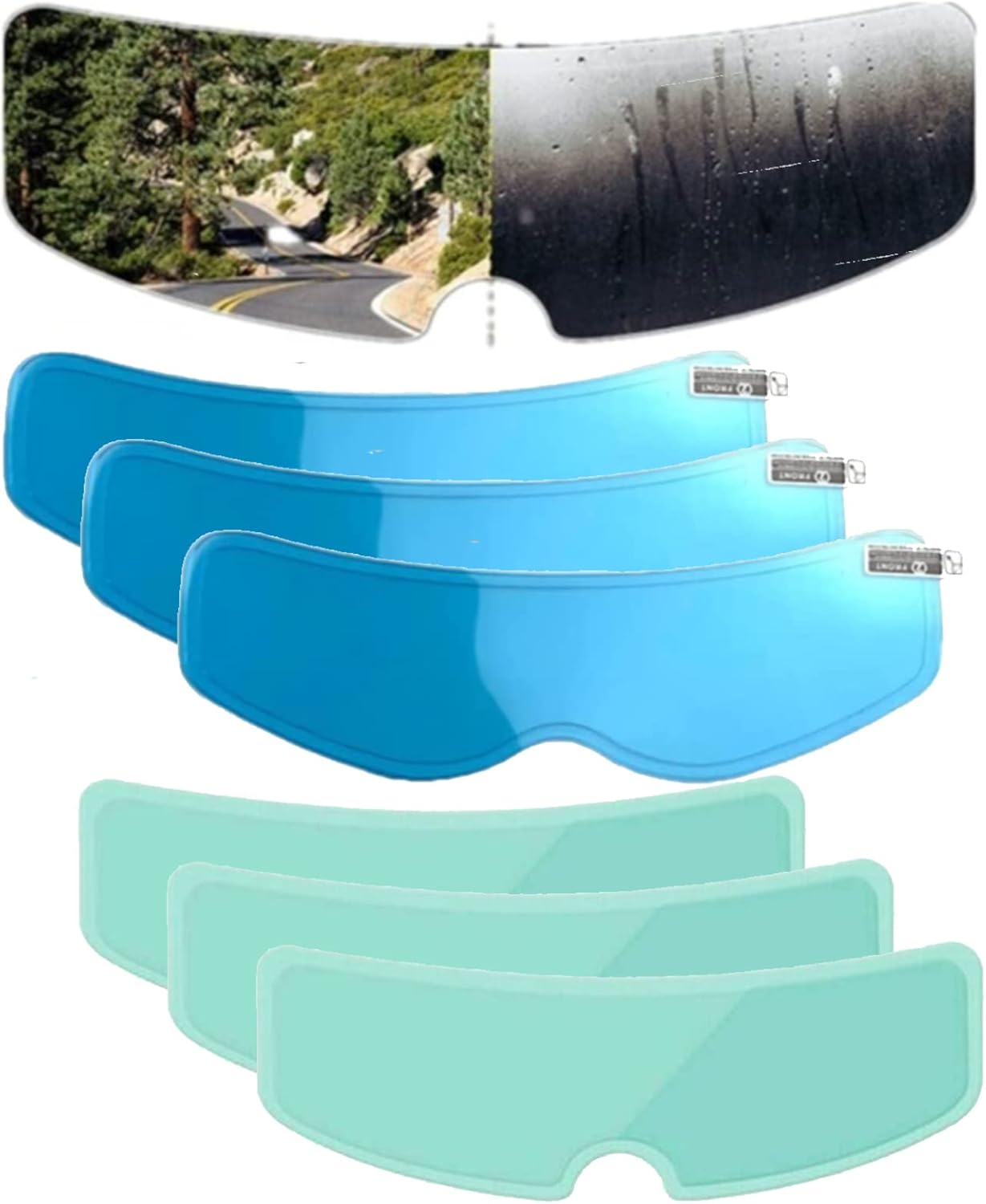 Photochromic Anti-Fog Helmet Film, Universal Helmet Shield Anti Fog ...