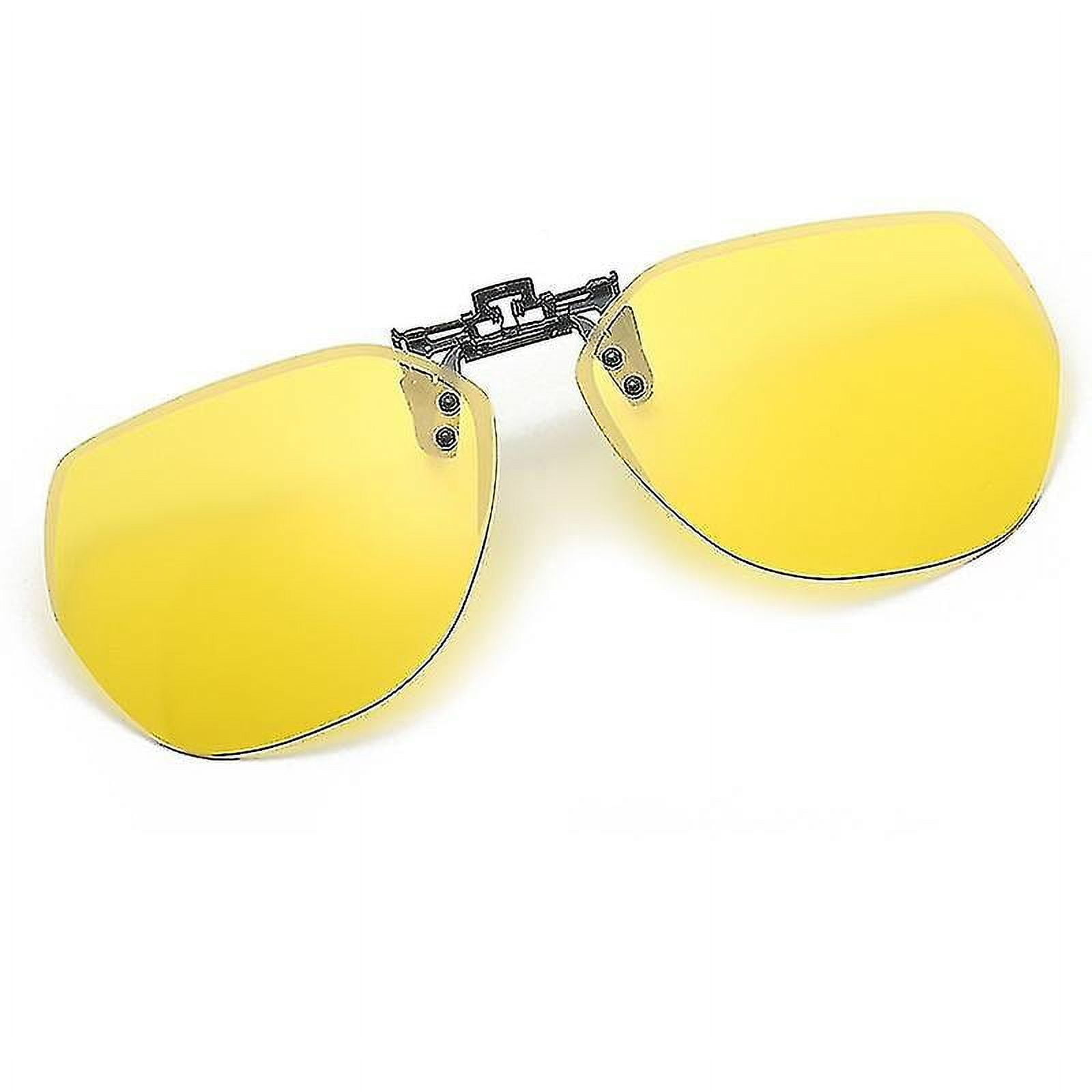 Photochromic Clip On Night Driving Glasses,polarised Flip-up Day Night ...