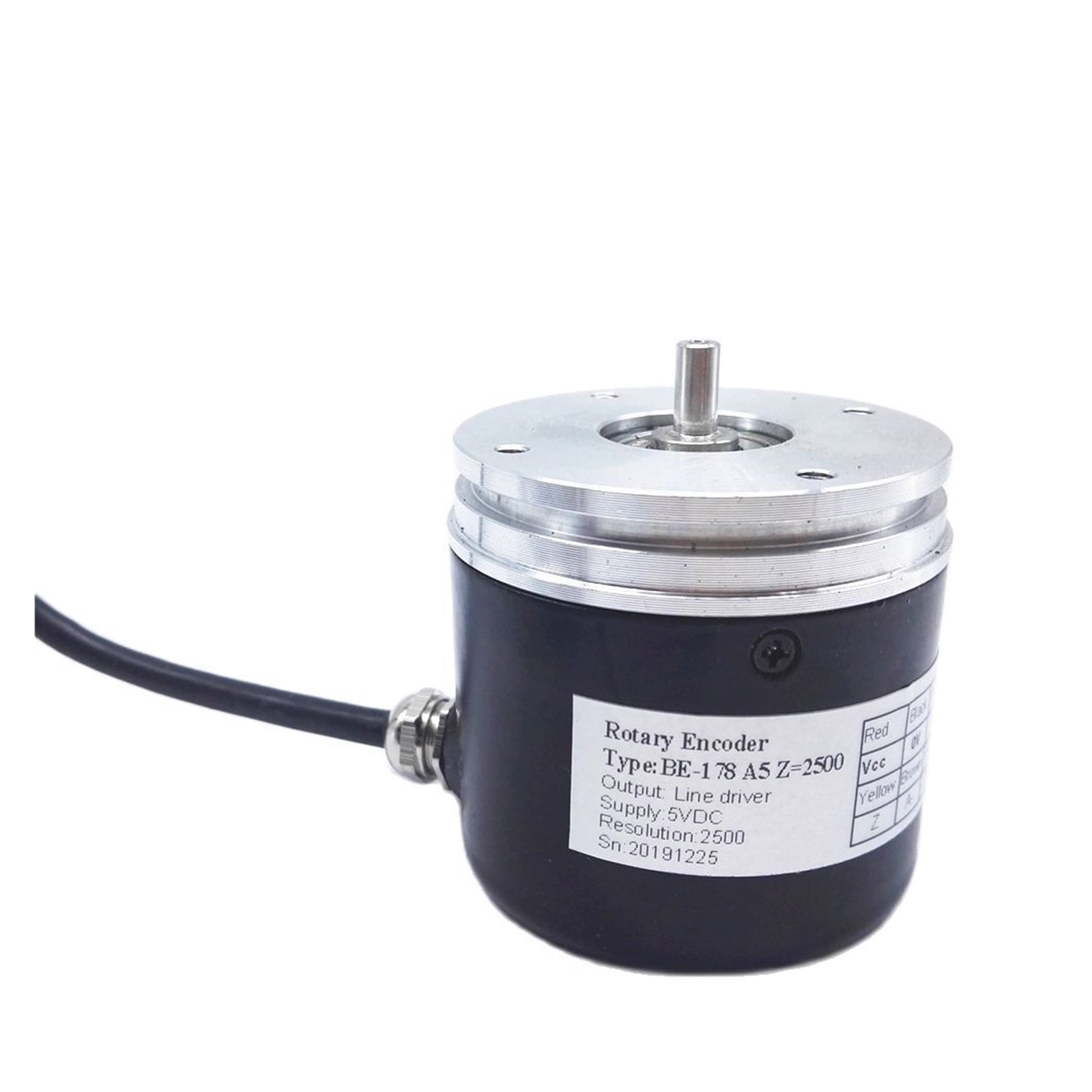 Photoelectric Rotary Encoder BE-178 A5 2500 Pulse 5mm Shaft Line Driver ...