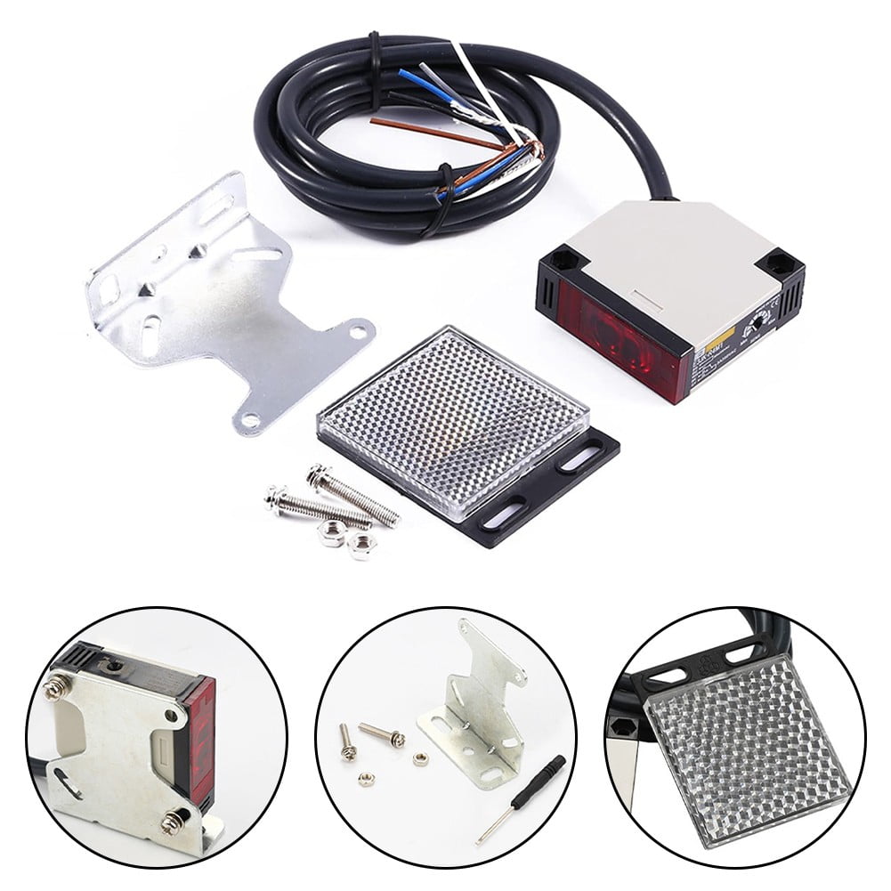 Photoelectric beam sensor switch,reflector light barrier for E3JK-R4M1 ...