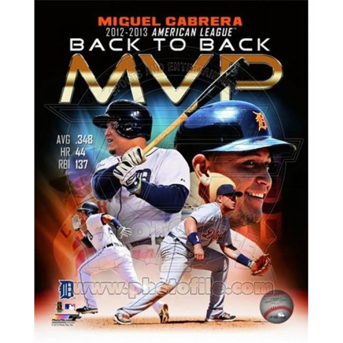 Photofile Miguel Cabrera 2013 American League MVP Portrait Plus Sports ...