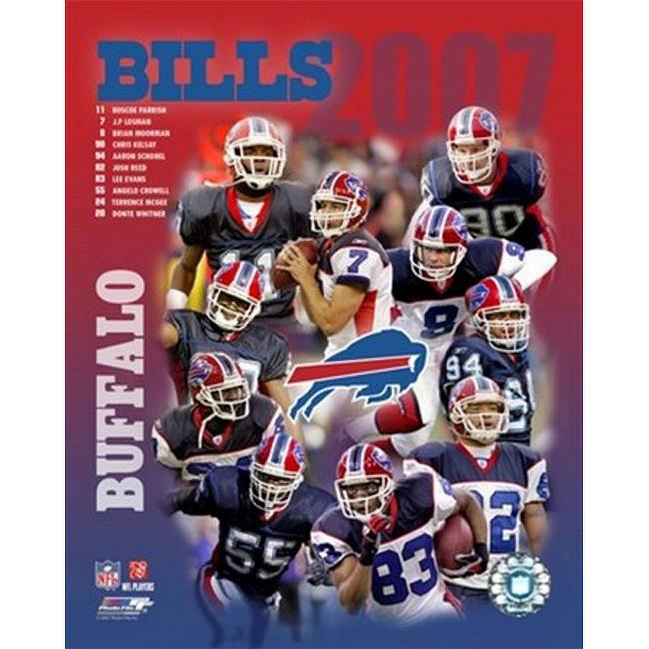 Photofile PFSAAIO06201 2007 - Bills Team Composite Sports Photo - 8 x ...