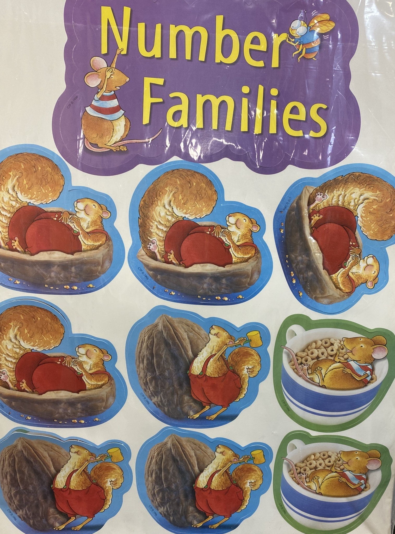Photofun Number Families Bulletin Board Set [CTP1564] - Walmart.com