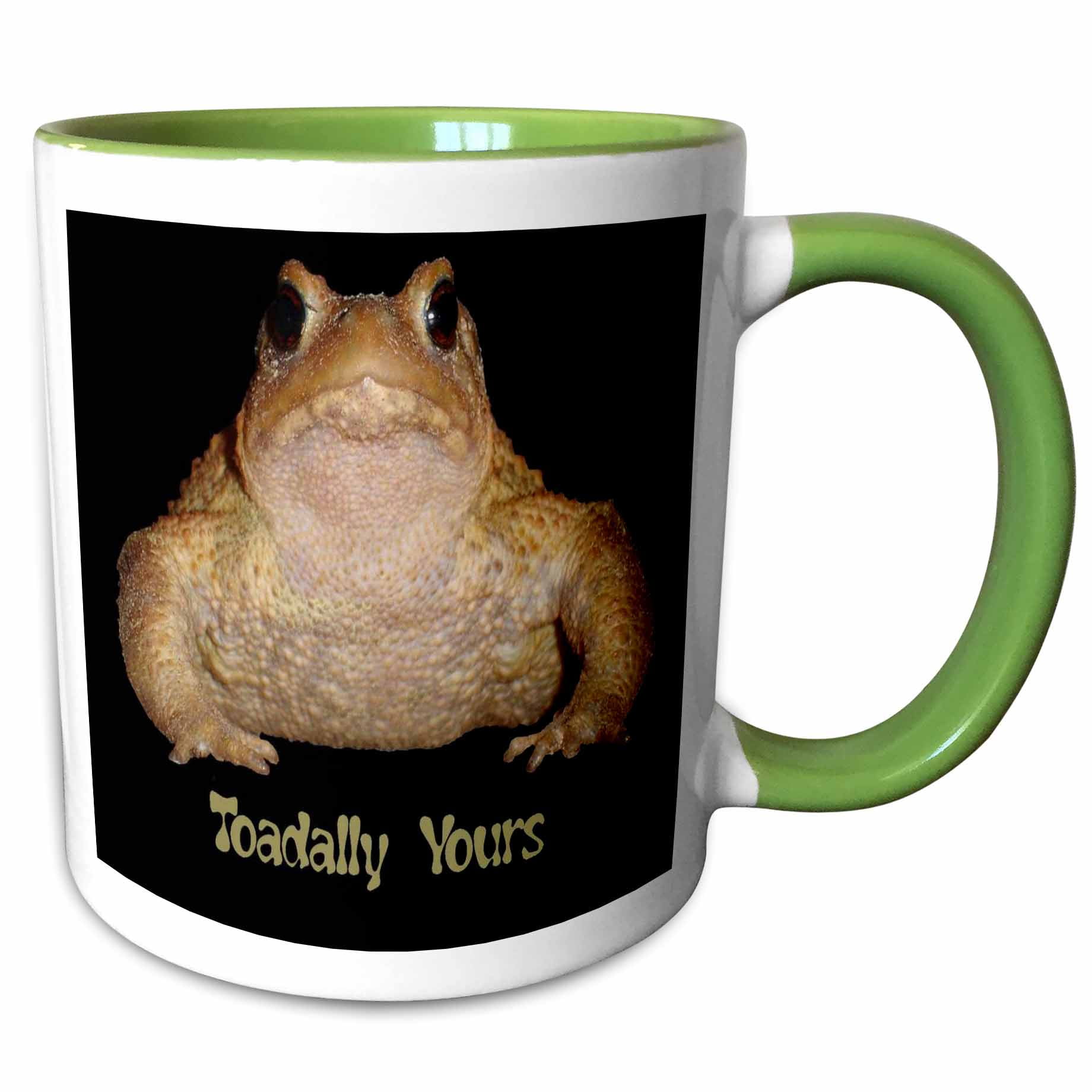 Photograph Of An Ugly Looking Toad With The Pun Toadally Yours, 11oz ...
