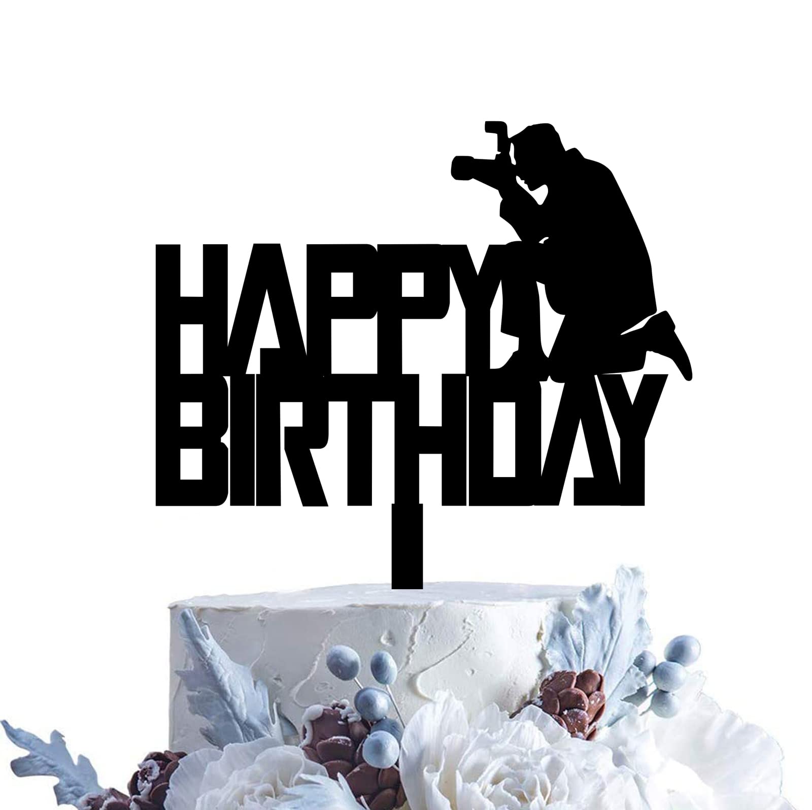 Photographer Birthday Cake Topper - Celebrate with Style and Elegance ...