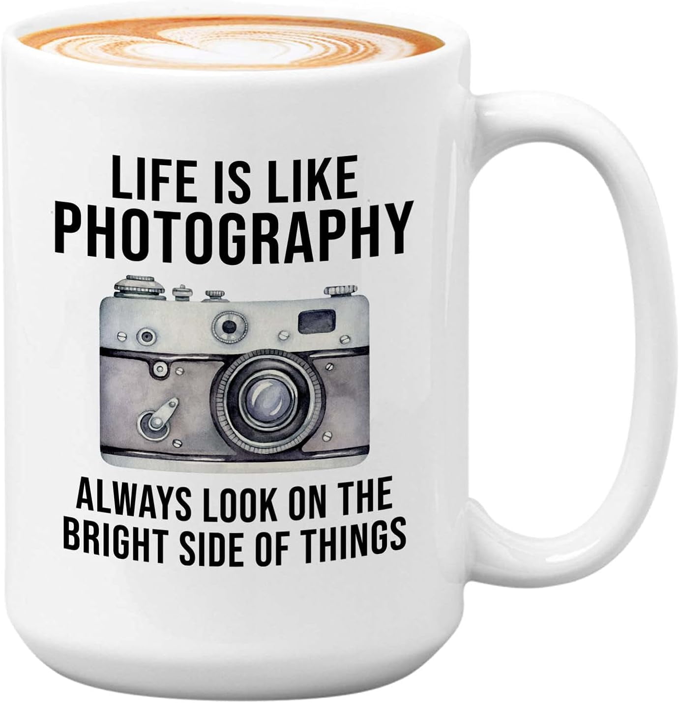 Photographer Coffee Mug-Just Say Cheese-Camera Man Lens Negative Film ...
