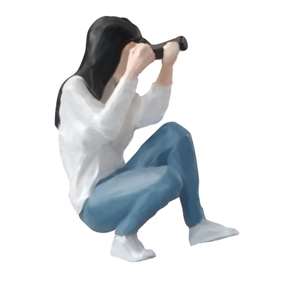 Photographer Figure Model 1:64 Scale Hand Painted Miniature Figure for ...
