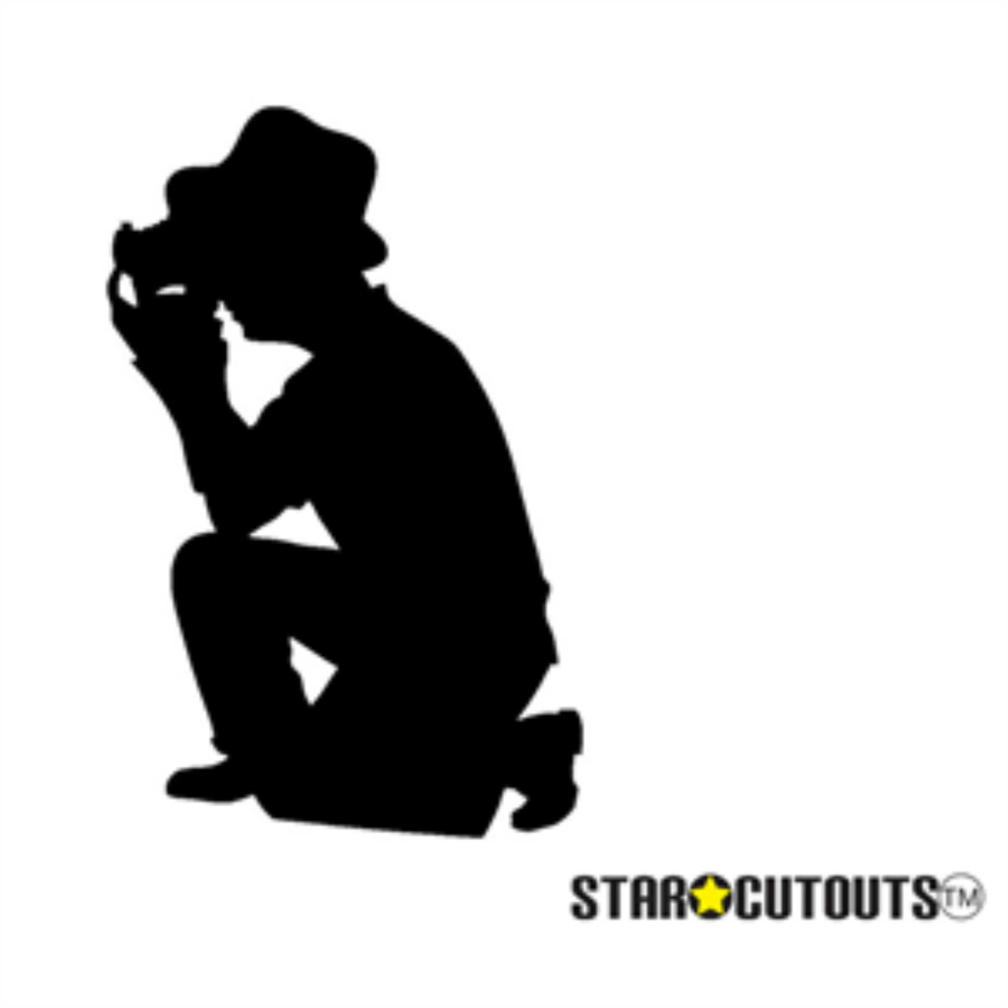 Photographer Silhouette Cardboard Cutout Cardboard Cutout - Walmart.com