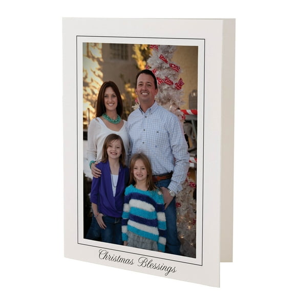 Photo Insert Christmas Cards