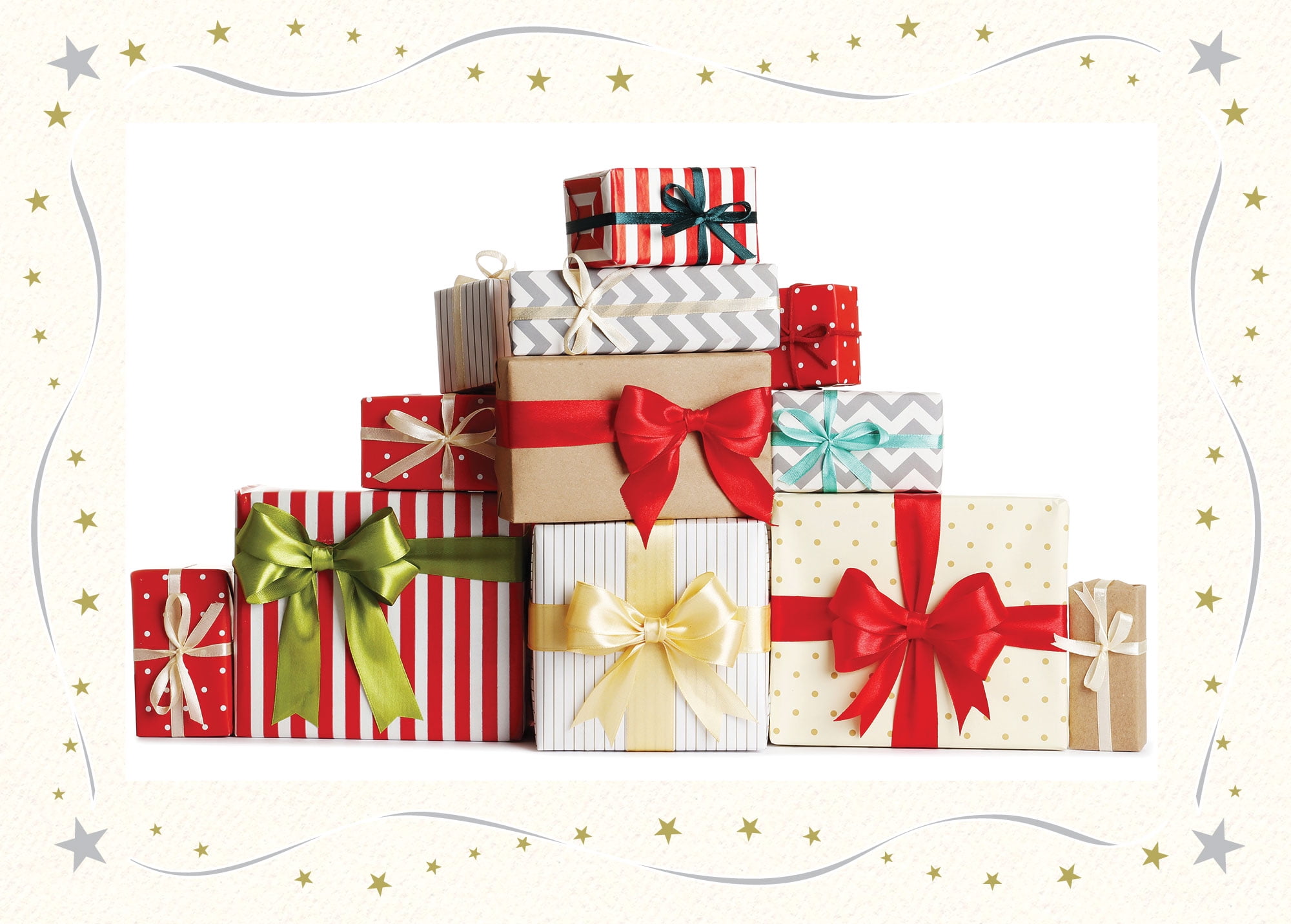 Photographer's Edge, Photo Insert Card, Bright White with Star Border ...