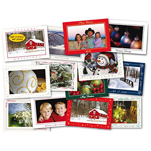 Two Sided Christmas Photo Cards