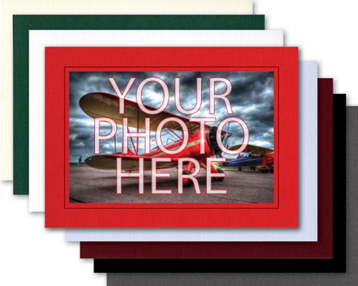 Photographer's Edge, Photo Insert Card Sample Pack, 8 Linen w/Single ...