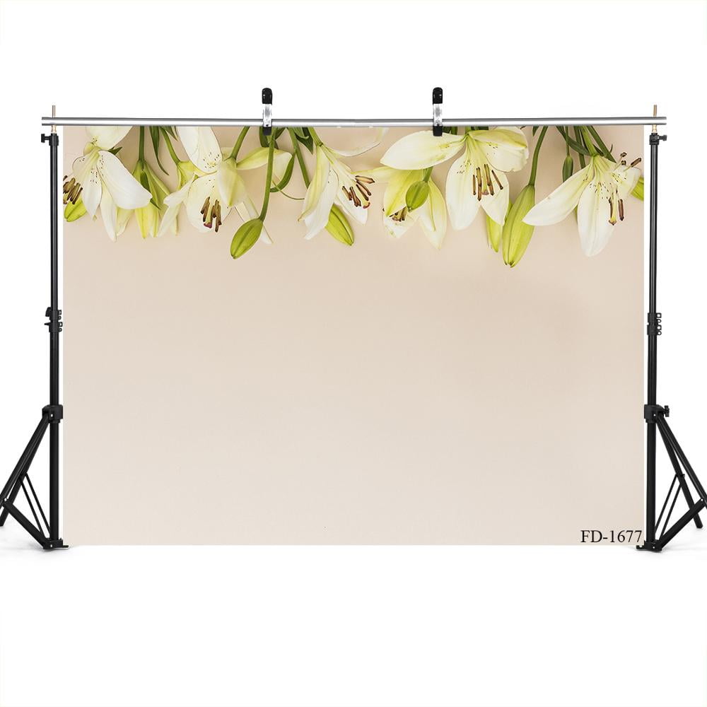 Photographic Background Light Pink Plank Flowers Vinyl Cloth Backdrops ...