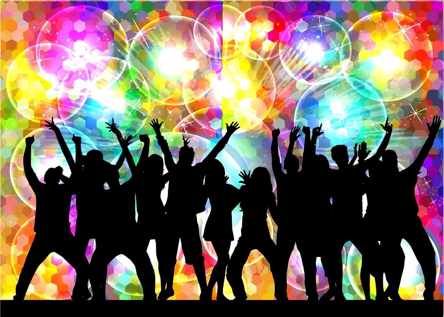 Photography Backdrop Back To 70s 80s 90s Disco Dancing Night Disco ...