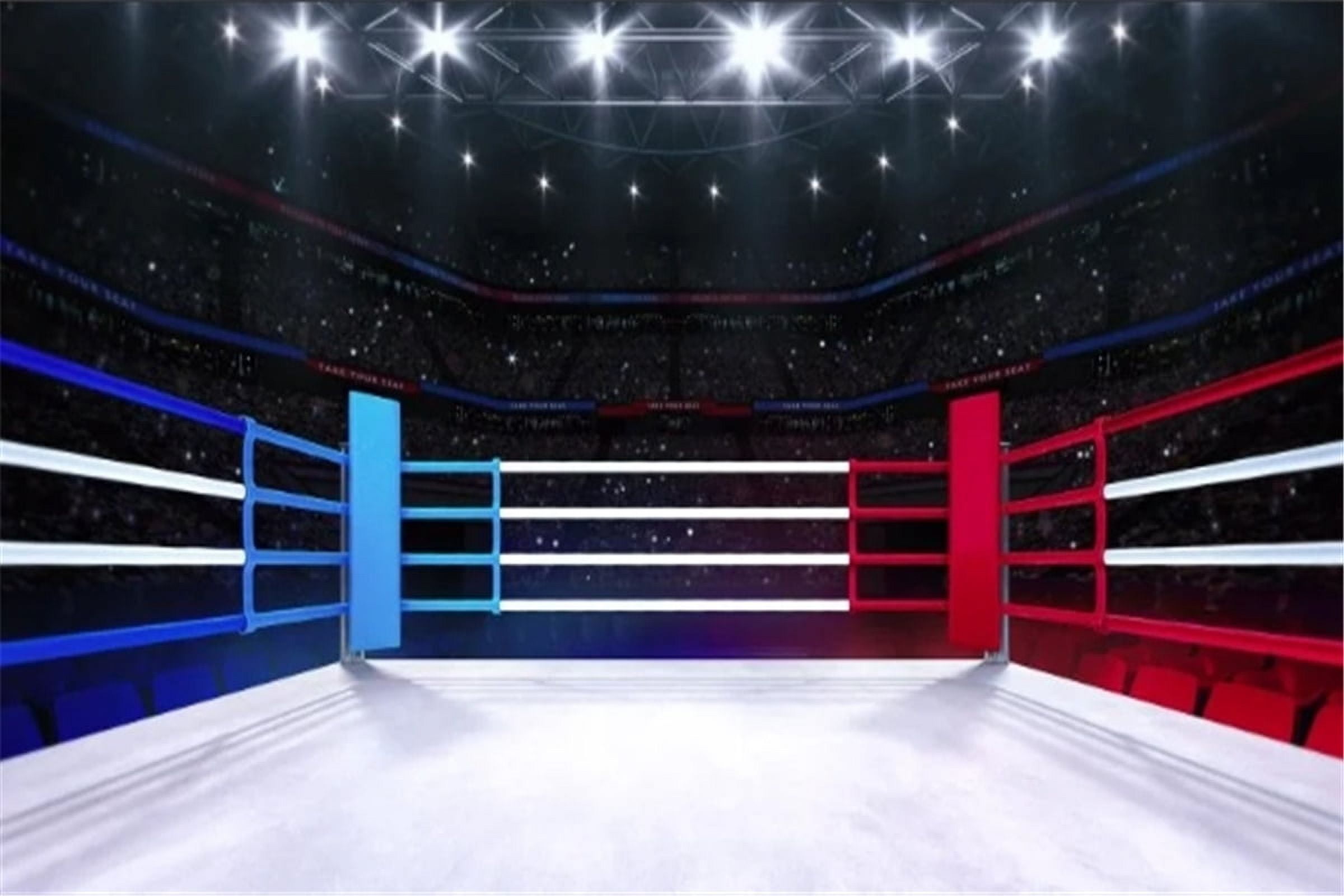 Photography Backdrop For Boys Birthday Party Boxing Ring Background ...