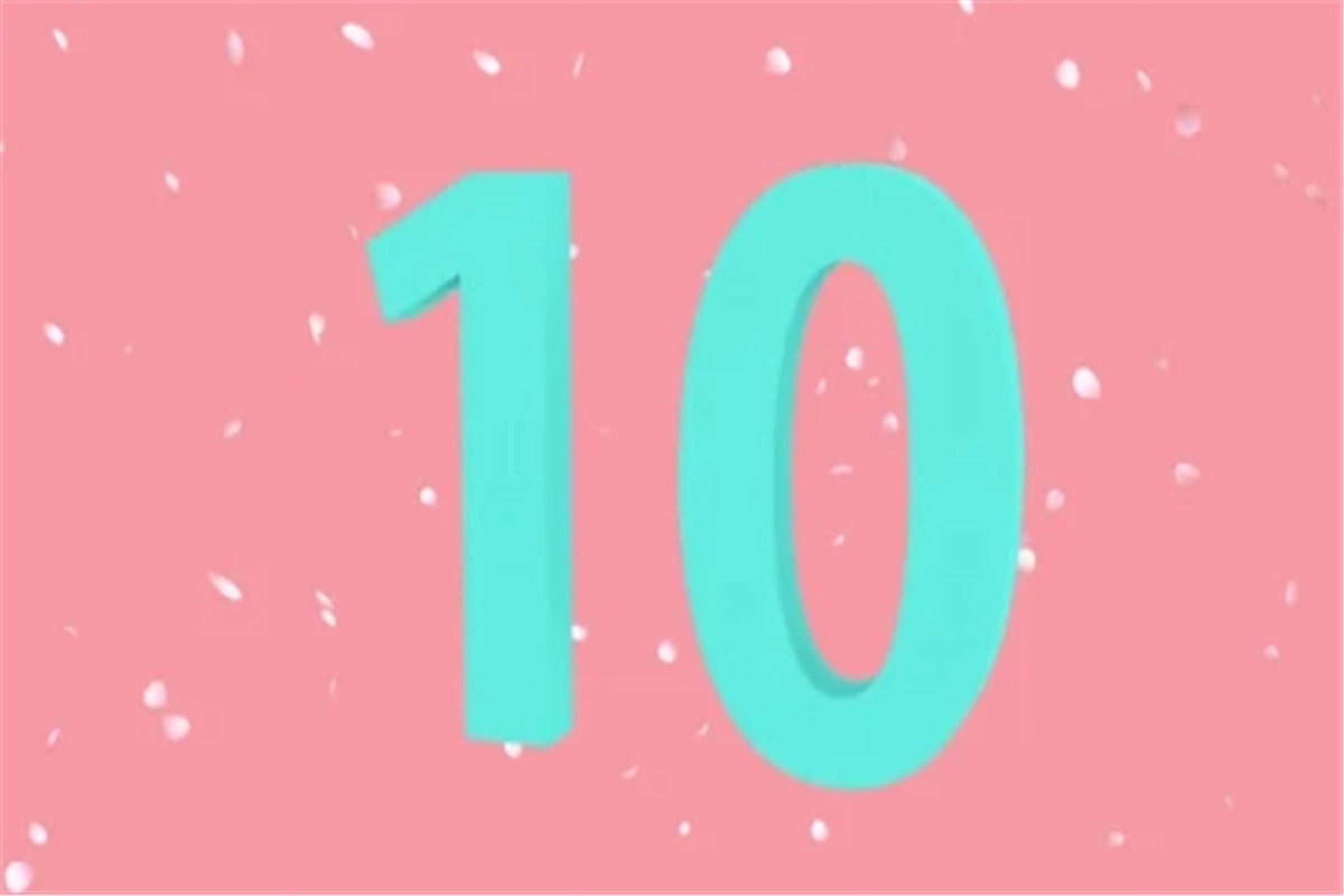 Photography Backdrop For Rose Gold 10 Year Old 10th Ten Birthday Party ...