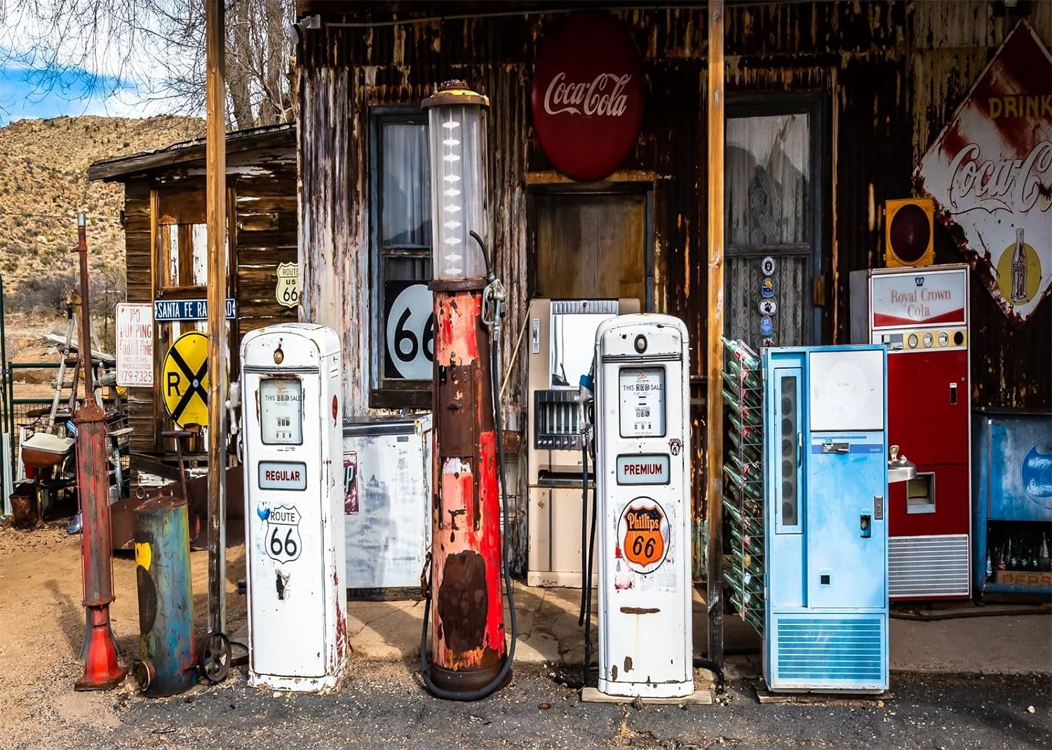 Photography Backdrop Historic General Store Retro Rustic Gas Station ...