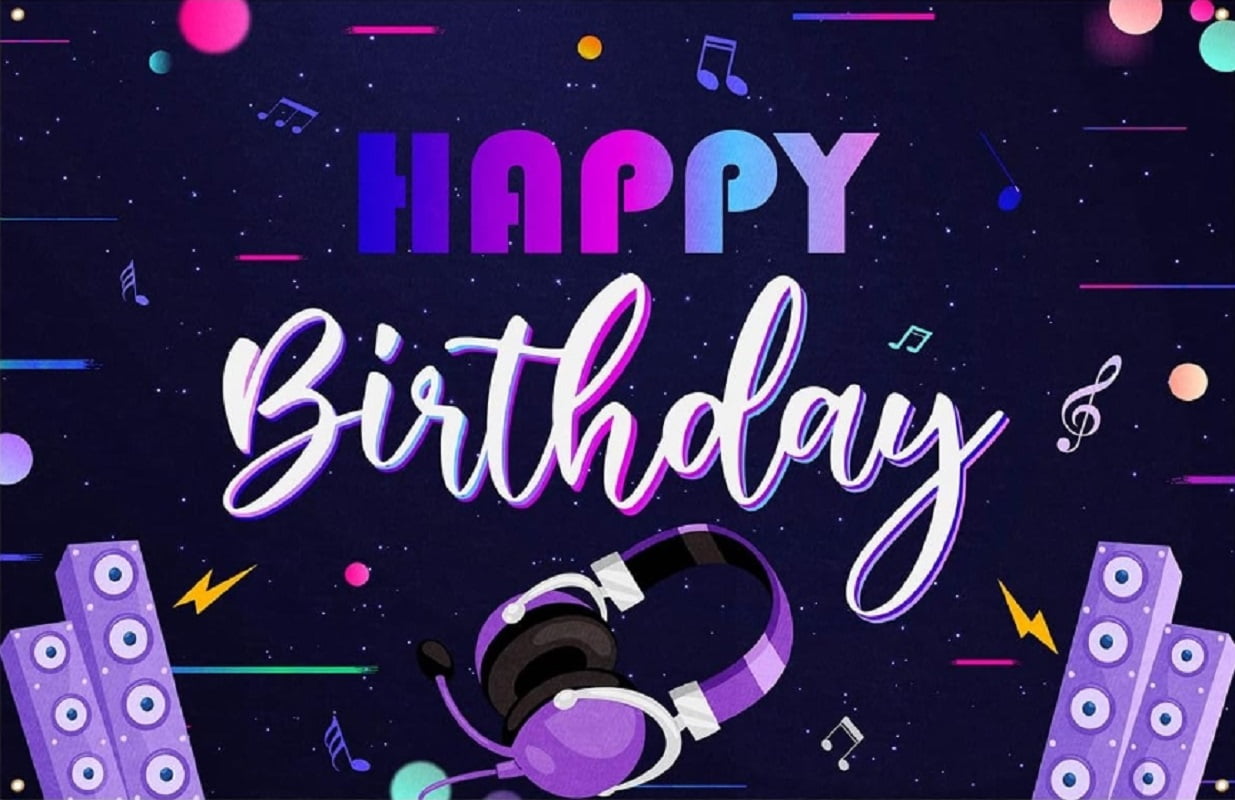 Photography Backdrop Poster Black Social Media Musical Music For Men ...