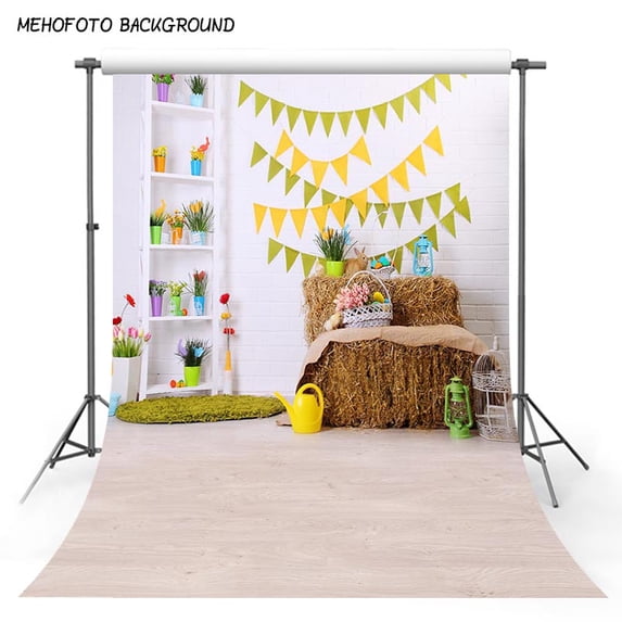 Photography Backdrops Balloons Boy Girl Birthday Party Cake Smash ...