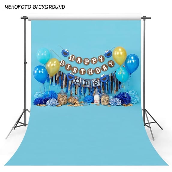 Photography Backdrops Balloons Boy Girl Birthday Party Cake Smash ...