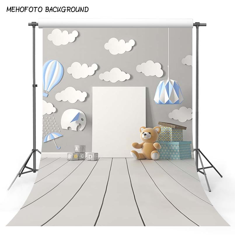Photography Backdrops Balloons Boy Girl Birthday Party Cake Smash ...