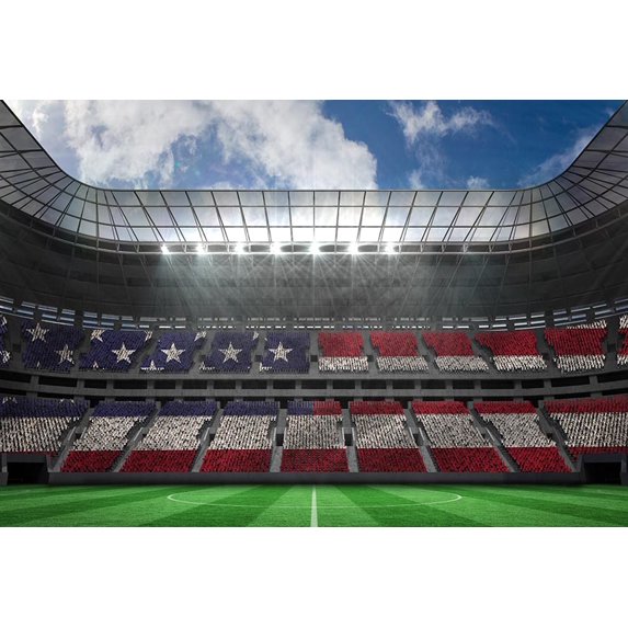 Photography Backdrops Soccer Match Celebration pitch Children Photo ...