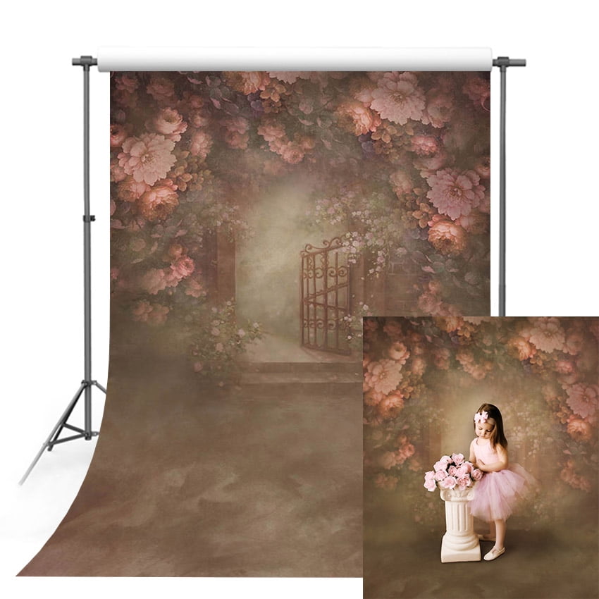 Photography Background Abstract Texture Floral Oil Style Painting Kids ...