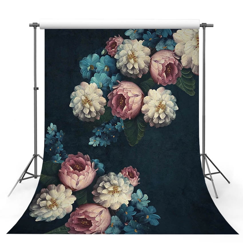 Photography Background Abstract Texture Floral Oil Style Painting Kids ...