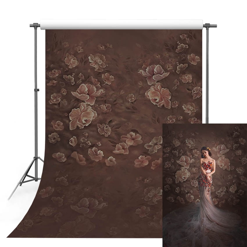 Photography Background Abstract Texture Floral Oil Style Painting Kids ...