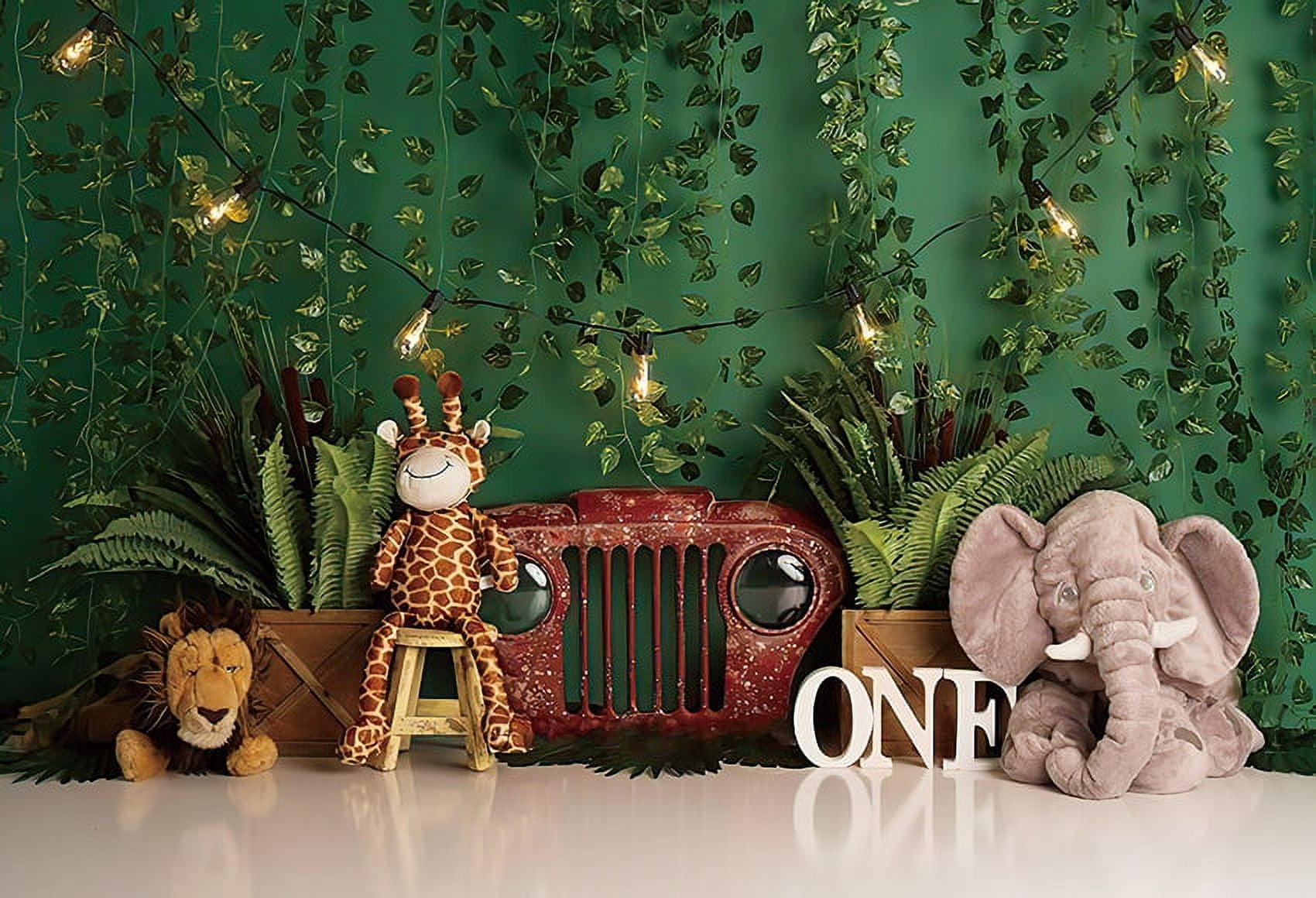 Photography Background Bohemian Style Balloon Girl Boy 1st Birthday ...