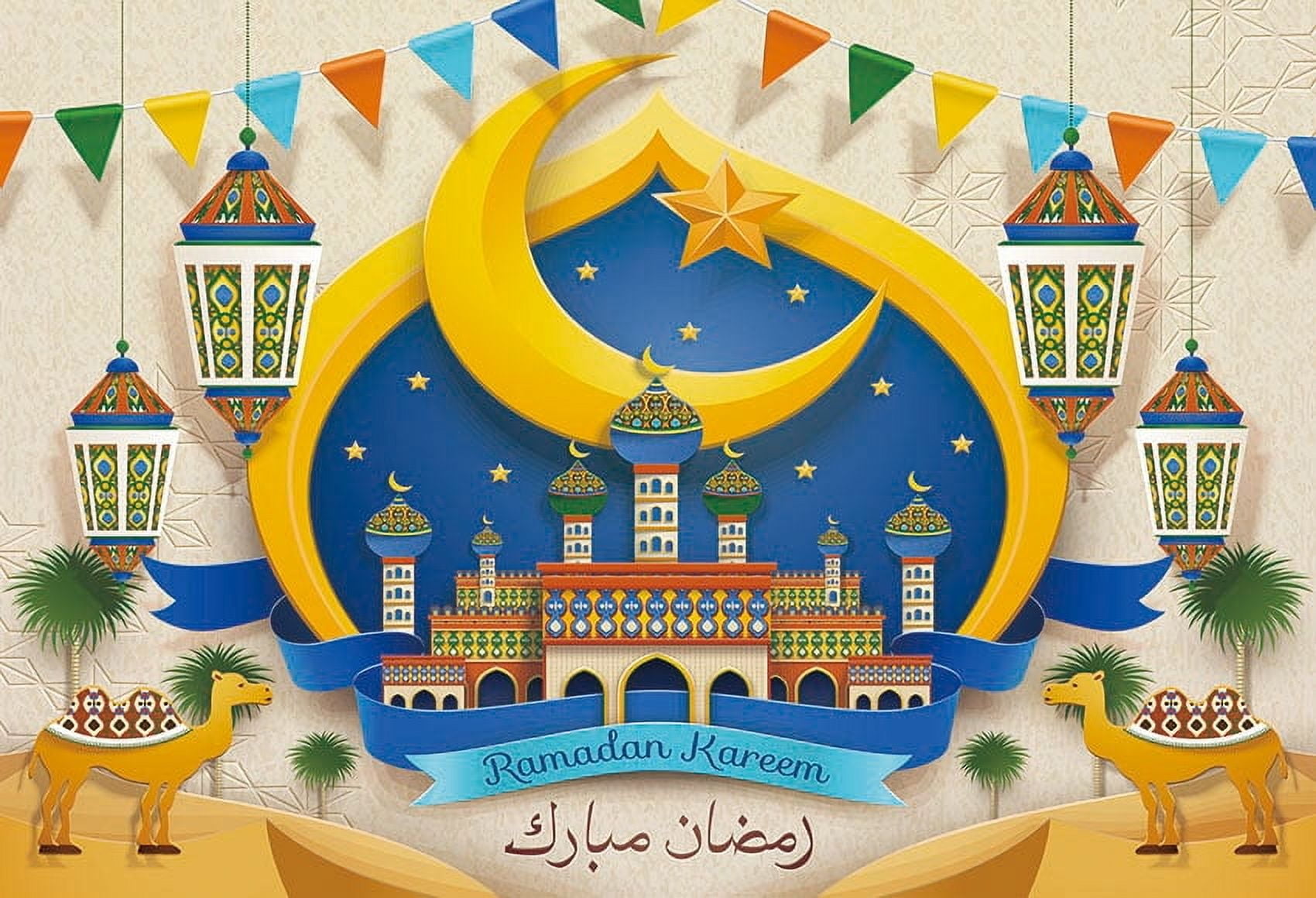 Photography Background Eid Mubarak Arabian Nights Muslim Ramadan ...